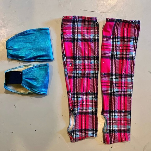 Art Stone | Costumes | Plaid Dance Costume With Blue Accents Child ...